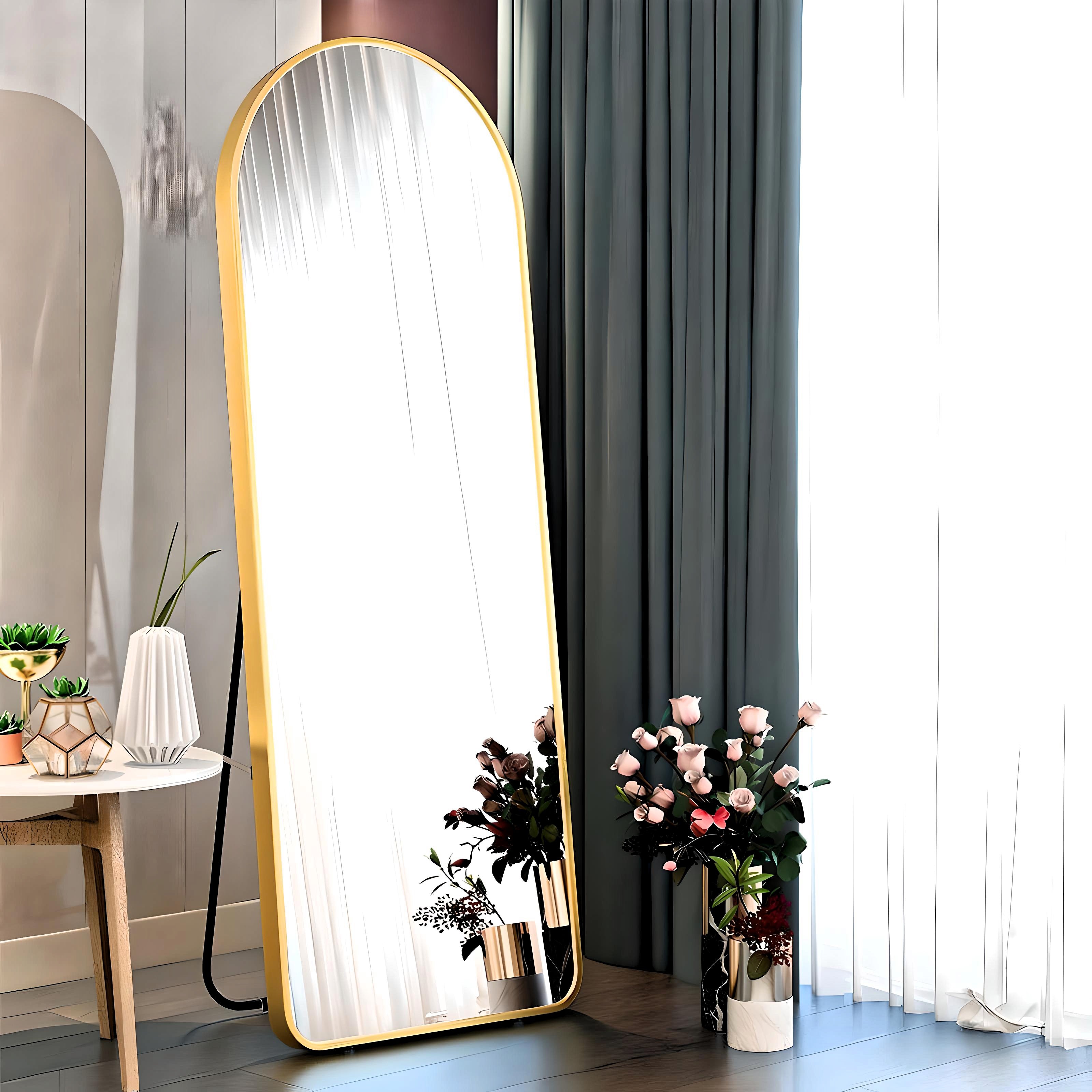 Elite Standing Mirror by Glassonomic - Luxury Full-Body Reflection