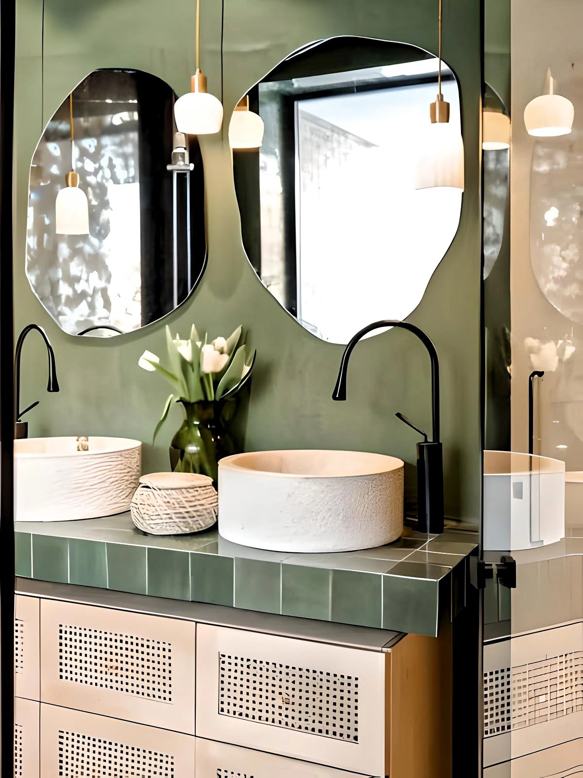 Elevate Your Bathroom with Glassonomic's Fancy Bathroom Mirror