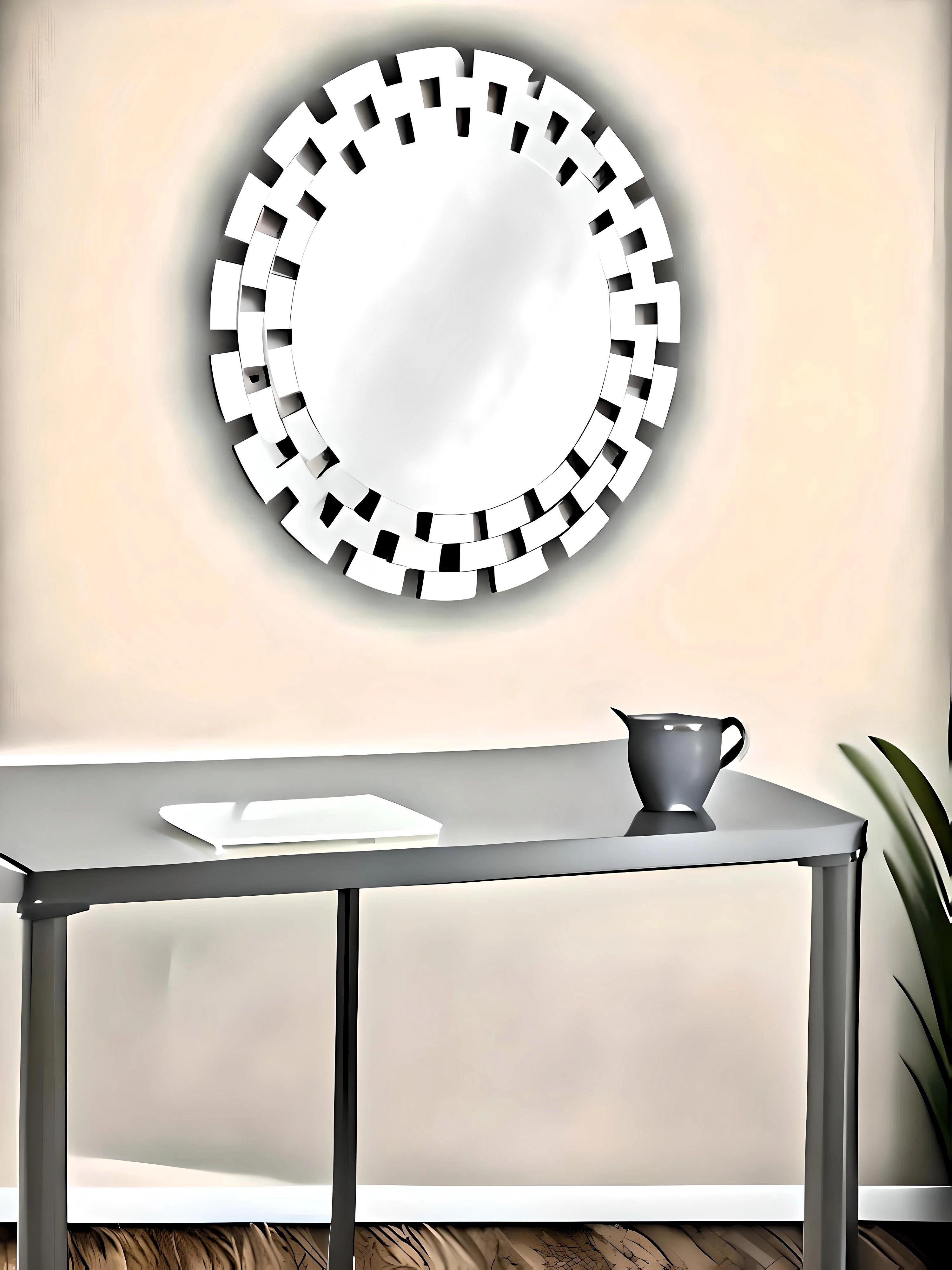 Enhance Home Decor with Flourish Designer Mirror | Glassonomic