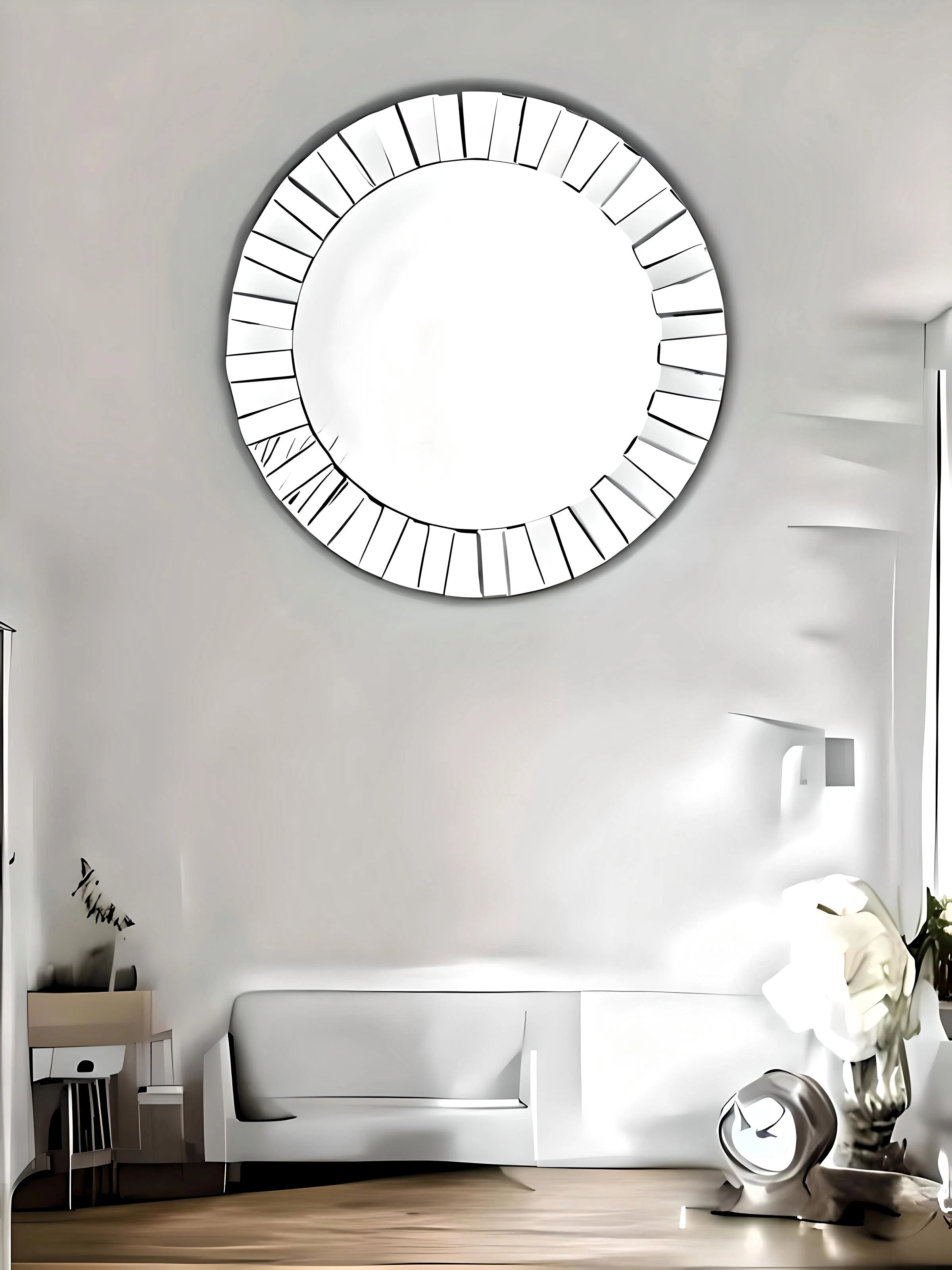 Modern Designer Mirror by Glassonomic - Customizable, Stylish, Durable