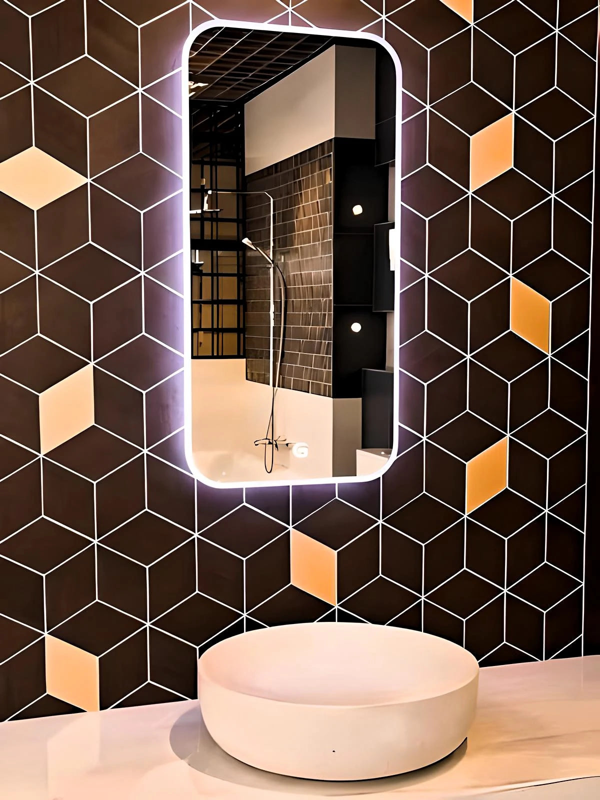 Illuminate Your Space with Glassonomic's Unique Backlit LED Mirror